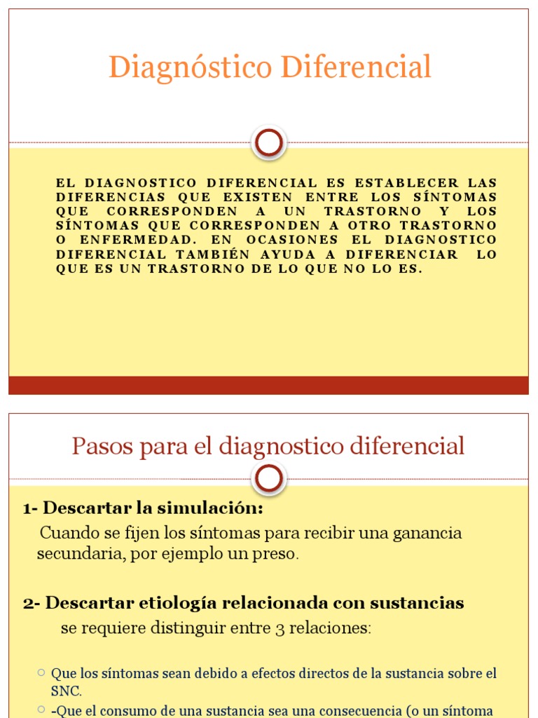 Diagnóstico | PDF | Diagnostico medico | Trastorno mental