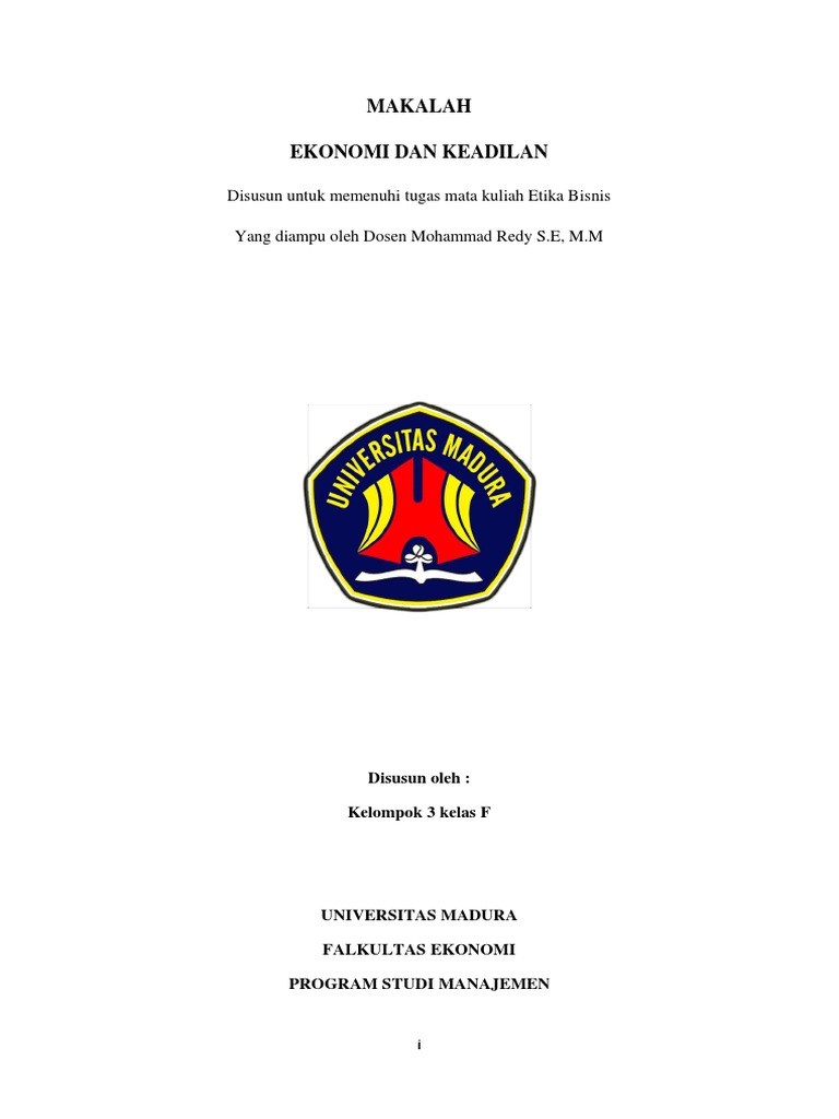 Keadilan Distributif dalam Ekonomi | PDF | Pengelolaan Keuangan & Uang ...