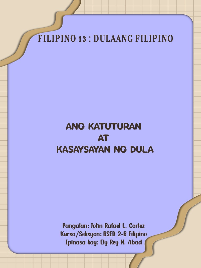 Dulaan 2 | PDF