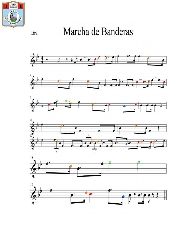 Marcha de Bandera Lira | PDF