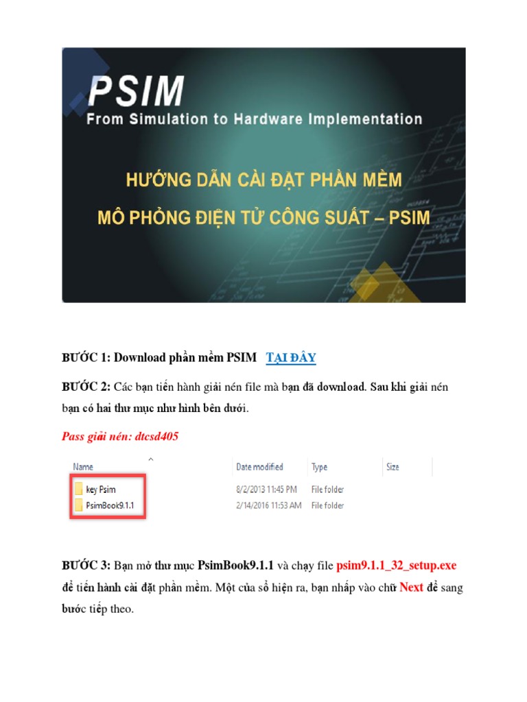 PSim - Installation Instructions | PDF