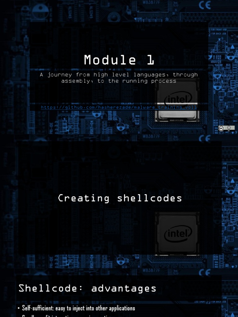 Module1_5_shellcode | PDF | Malware | Software Engineering