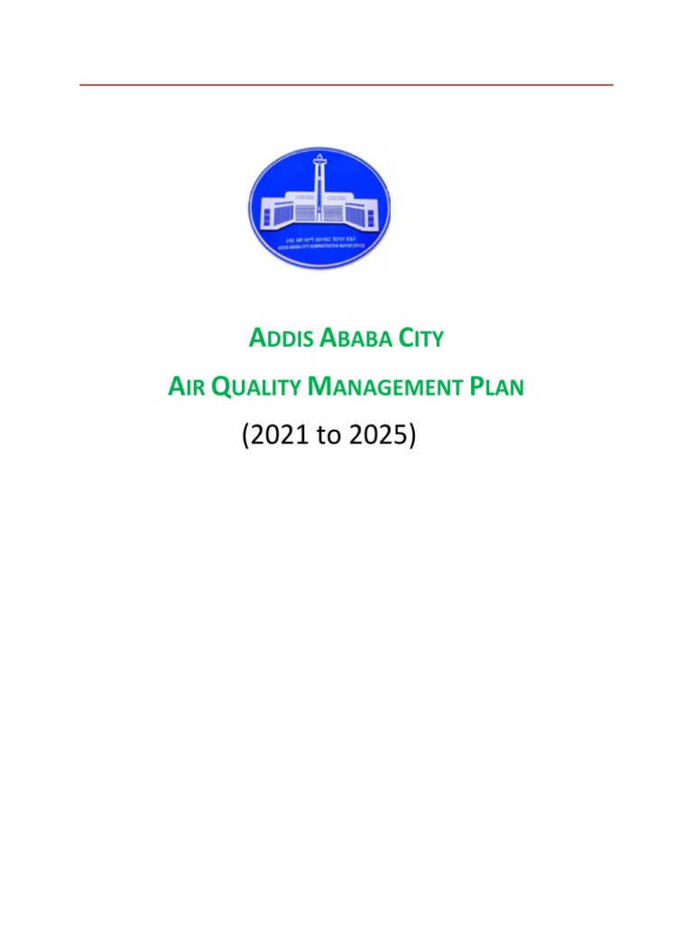 Final Aqmp Addis Ababa | PDF | Air Pollution | Particulates