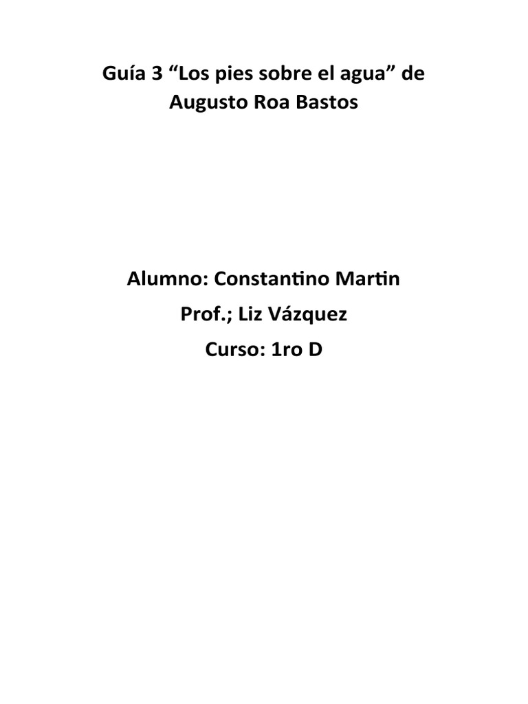 Guia 3 - El Nino Azote | PDF