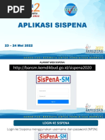 Panduan Login dan Unggah SISPENA | PDF