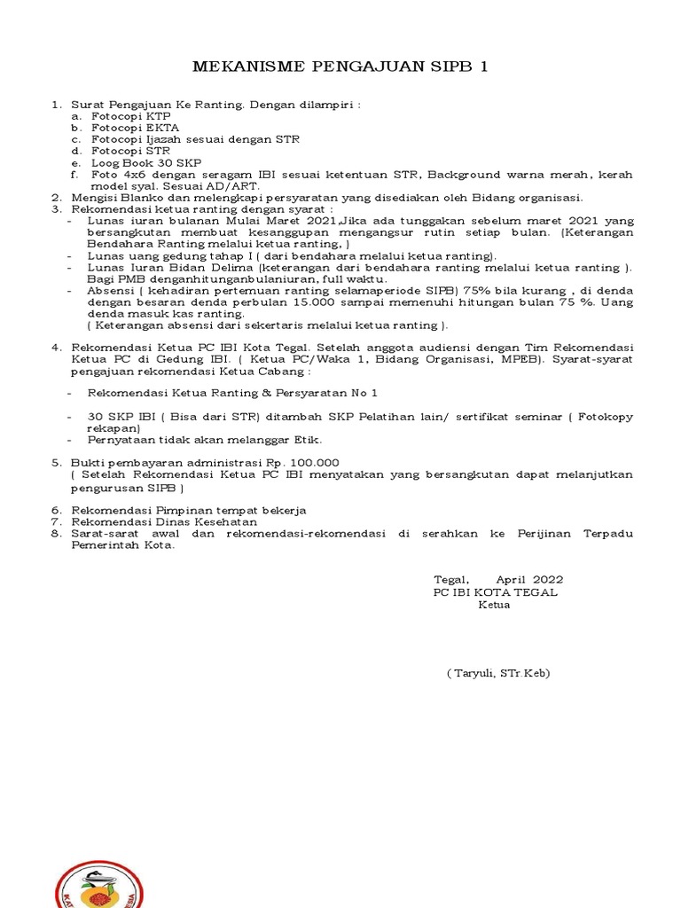 Alur Pengurusan Sipb 1 | PDF