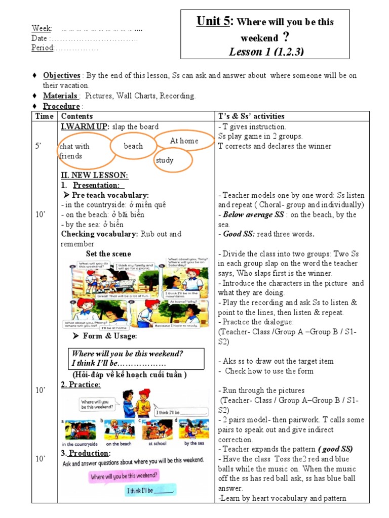 Unit 5 Lesson 1 1 2 3 Pdf Vocabulary Linguistics