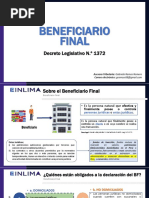 Declaración Del Beneficiario Final - ORIENTACION | PDF
