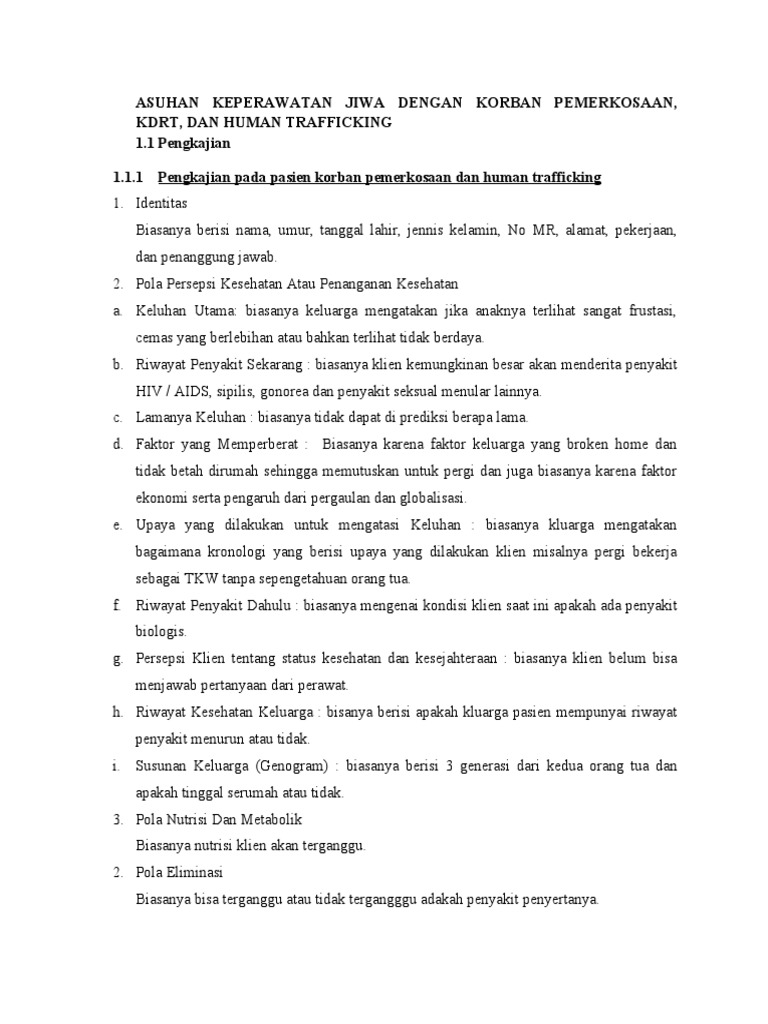 Asuhan Keperawatan Jiwa | PDF | Pengembangan Diri | Gaya Hidup