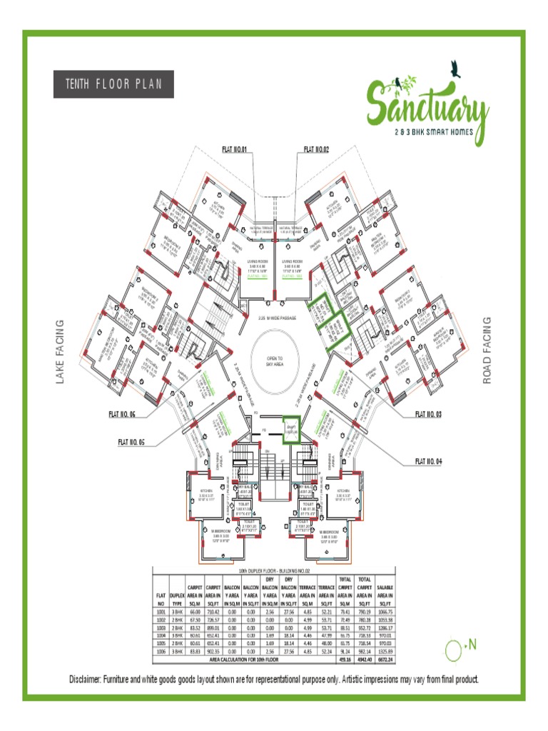 Tenth Floor Penthouse Layout Plan | PDF