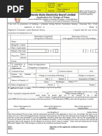 New Connection Application Form LT | PDF