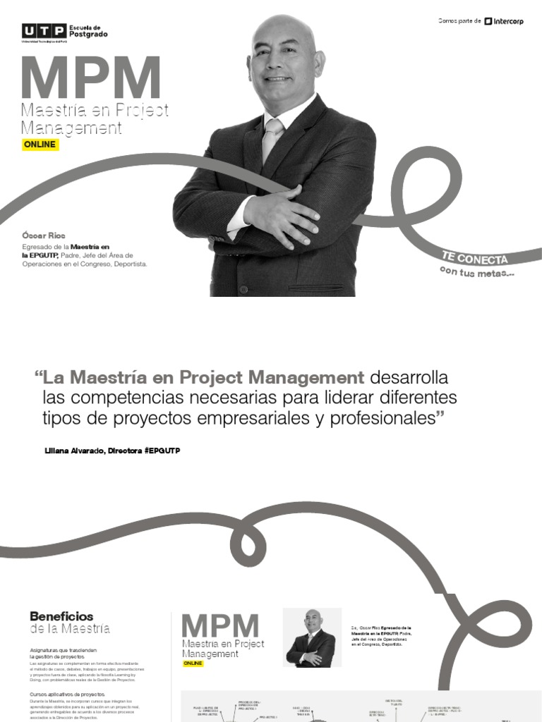 MPM Project Management | PDF | Gestión de proyectos | Profesional en el manejo de proyectos