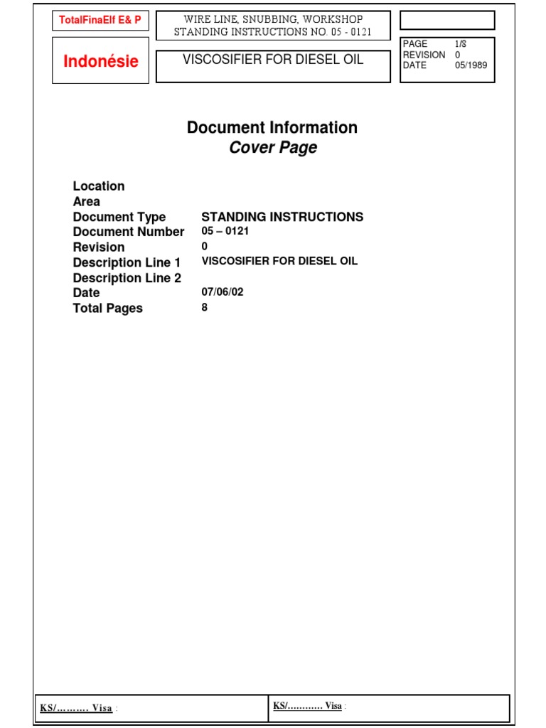 Viscosifier Instructions for Diesel Oil | PDF | Chemistry | Soft Matter