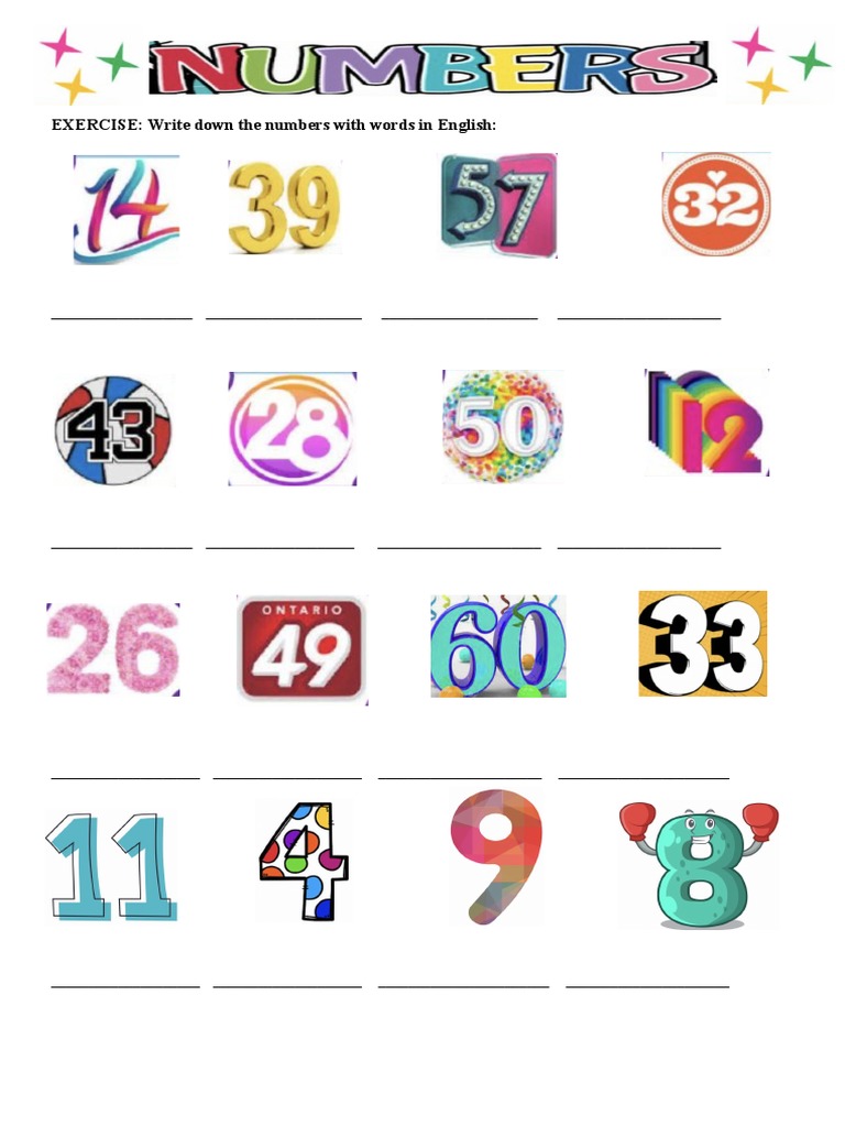 Write Numbers-1 To 60-Year 3 | PDF | Career & Growth | Finance & Money ...