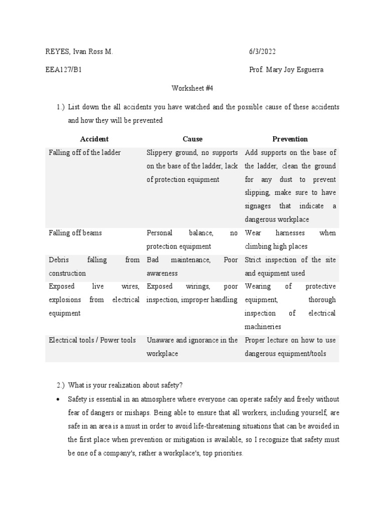 Accident Cause Prevention | PDF | Safety | Occupational Safety And Health