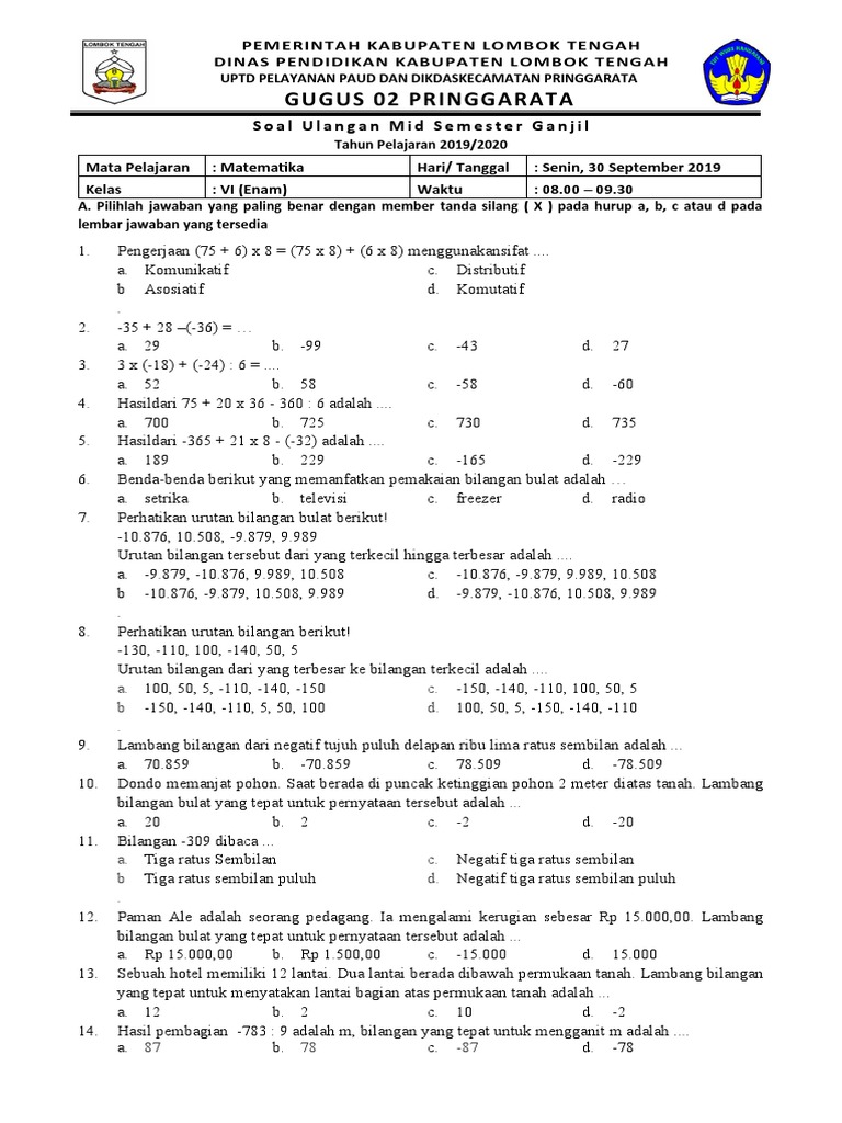 Cara Membaca Bilangan 14.546 | PDF