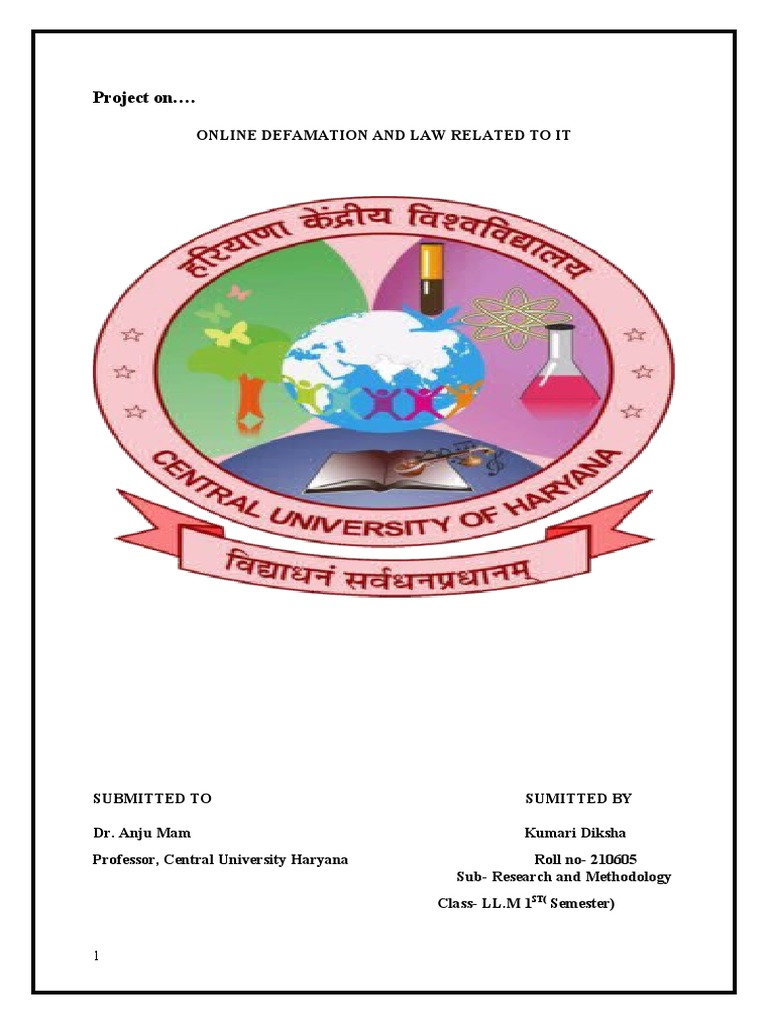 Cyber Defamation FJJJJJJ | Download Free PDF | Defamation | Cyberspace