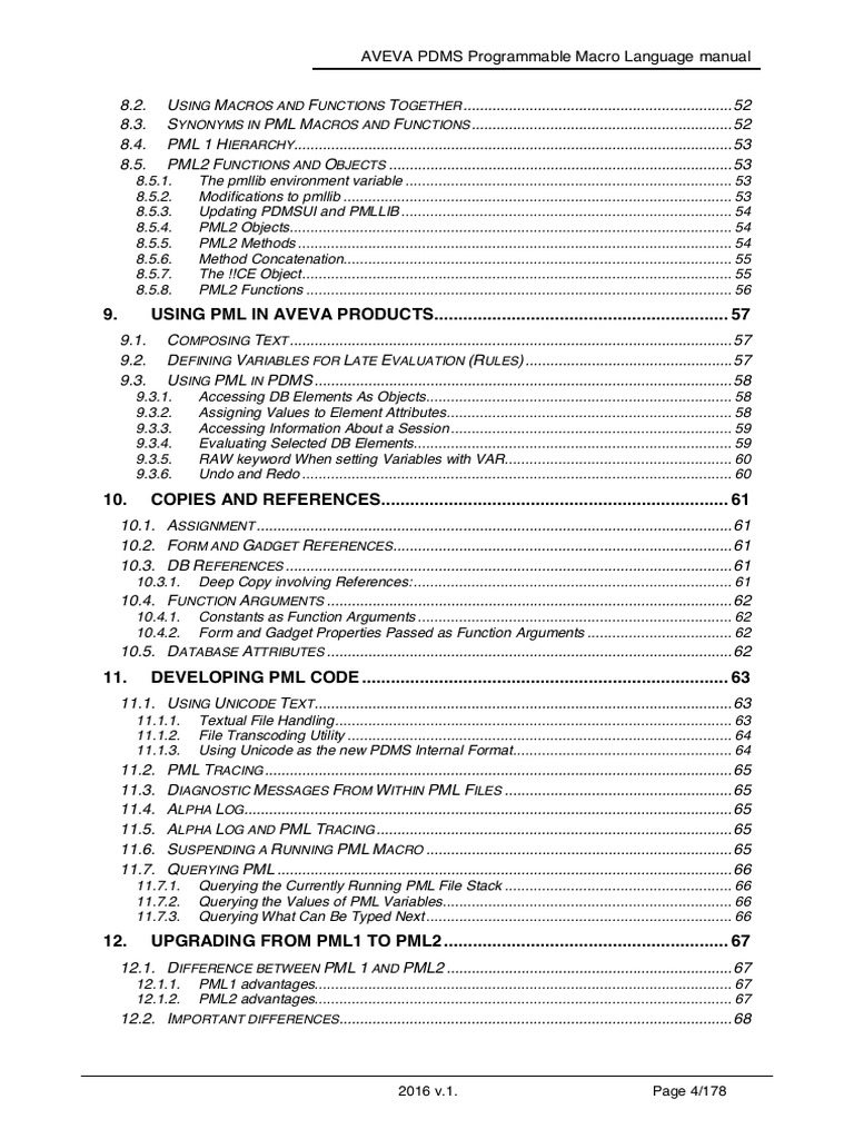 12 PDMS PML Manual 1 PDF | PDF | Subroutine | Parameter (Computer ...