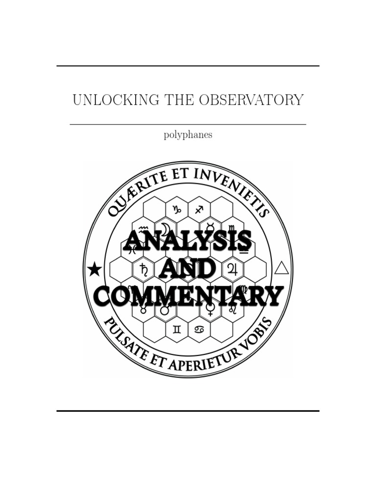 Unlocking The Observatory Summary and Recap | PDF | Divination | Astronomy