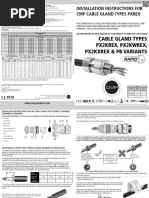 Cable Gland Size Selection Chart | PDF | Equipment | Building Engineering