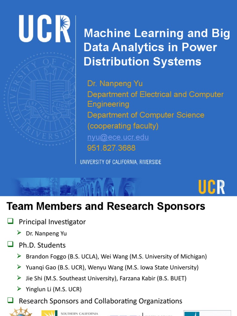 Machine Learning and Big Data Analytics in Power Distribution Systems ...