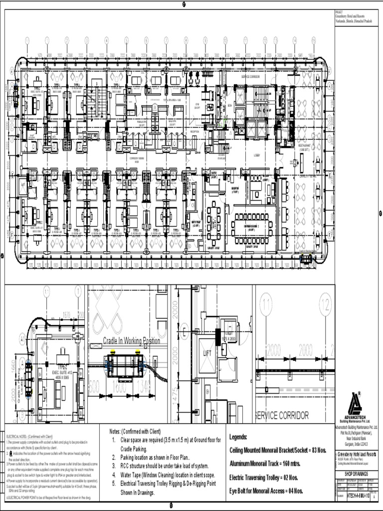 Greenberry Hotel and Resorts-Monorail Track Layout Plan | PDF | Leisure ...