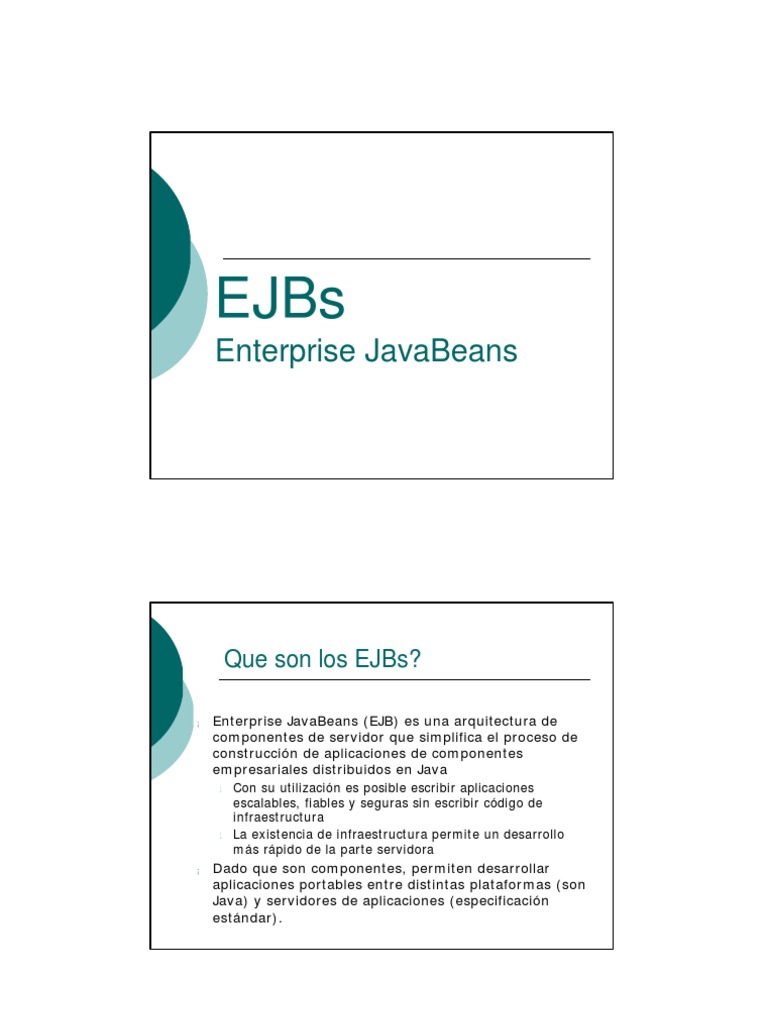 Introducción EJBs | PDF