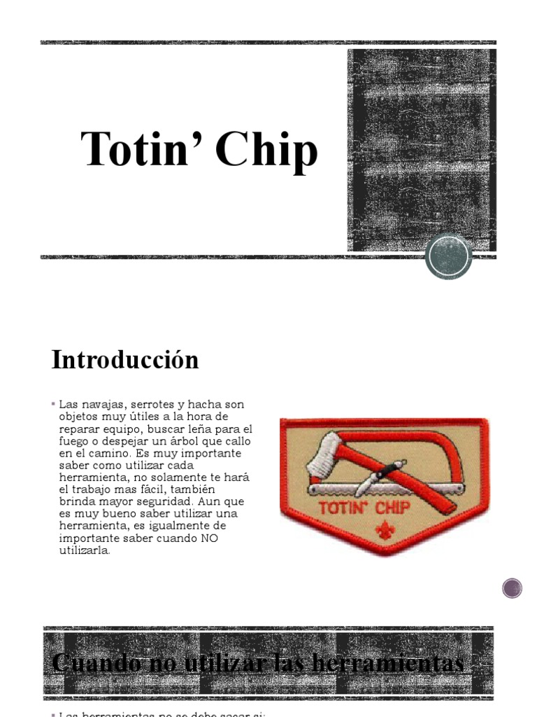 Totin' Chip | PDF | Cuchillo | Hacha