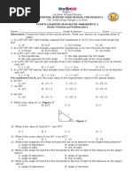 Mathematics 9 4th Quarter | PDF | Trigonometric Functions | Triangle