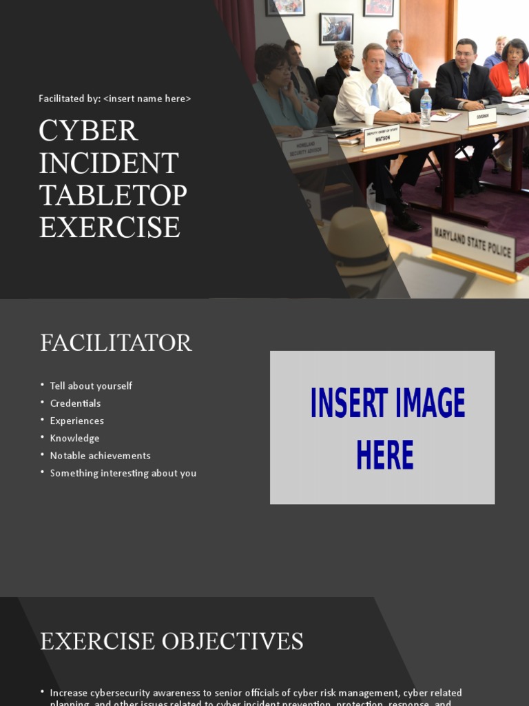 CYBER INCIDENT TABLETOP EXERCISE | PDF | Security | Computer Security