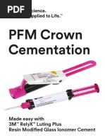 Emax Cementation Protocol Guide | PDF | Dentistry Branches | Materials