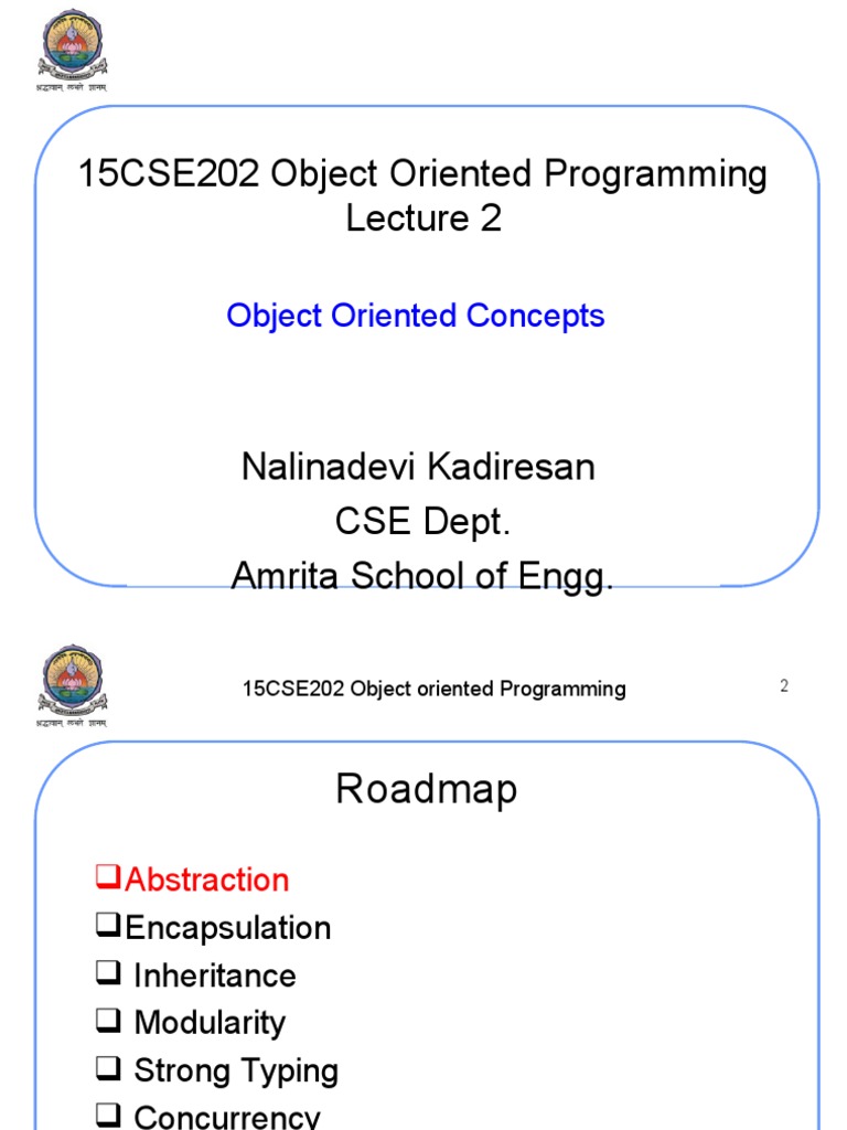 15cse202 Object Oriented Programming Pdf Inheritance Object Oriented Programming Object 2732