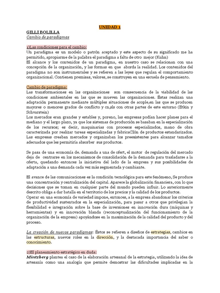 Resumen Admin II FCE-UNLP | PDF | Business | Planificación