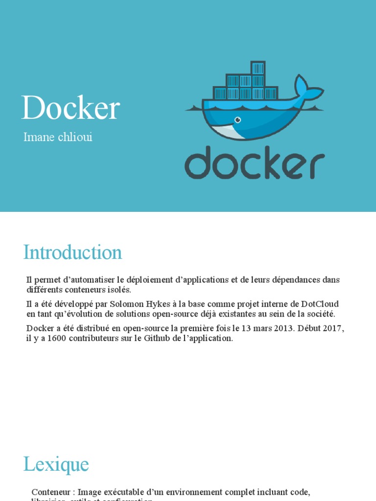 Docker | PDF | Système d'exploitation | MacOS