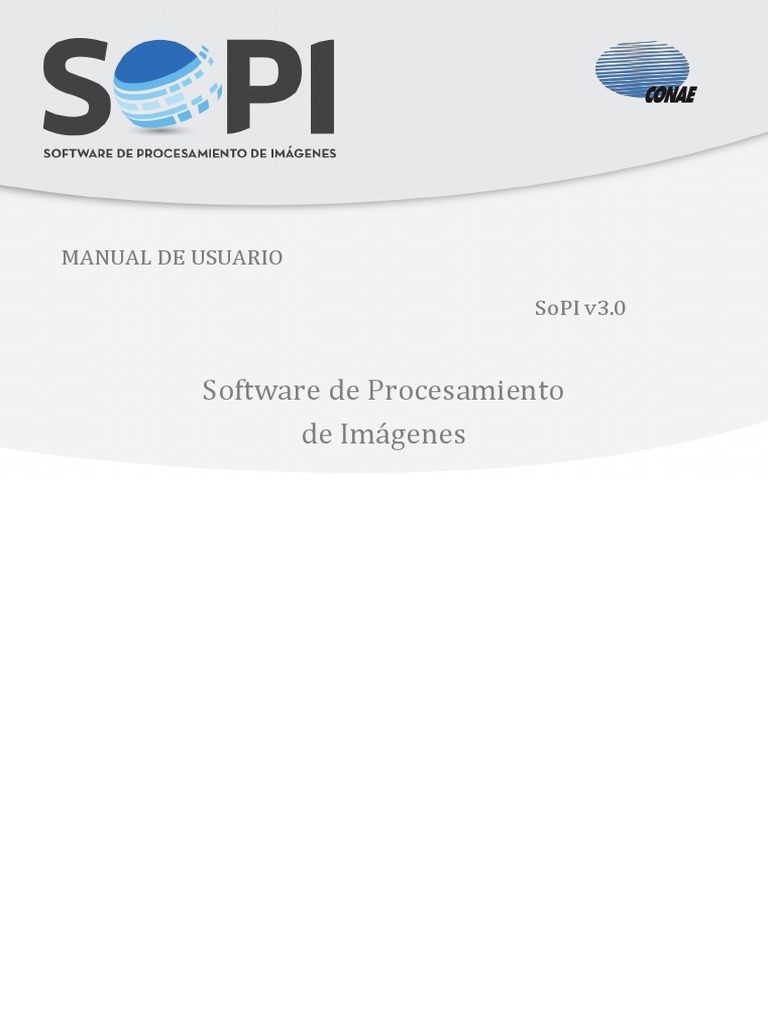 SoPI v3.0 Manual de Usuario | PDF