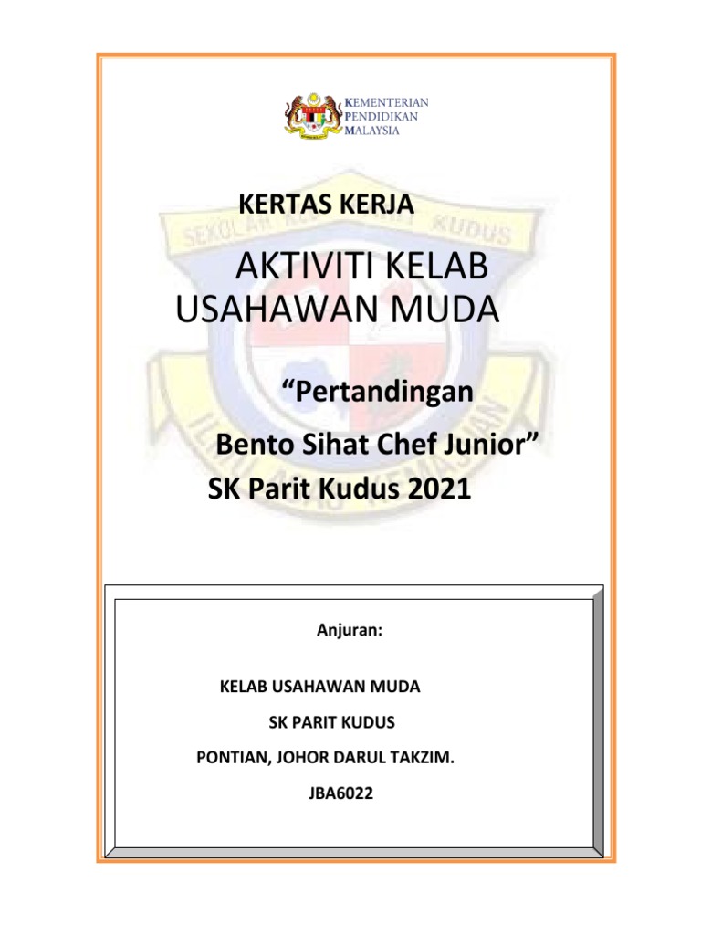 Pertandingan Bento Sihat SK Parit Kudus | PDF