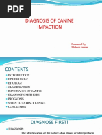 Canine Impaction and Its Management | PDF | Orthodontics | Dental Anatomy