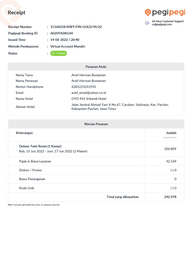 Invoice A020ya0kg44 | PDF