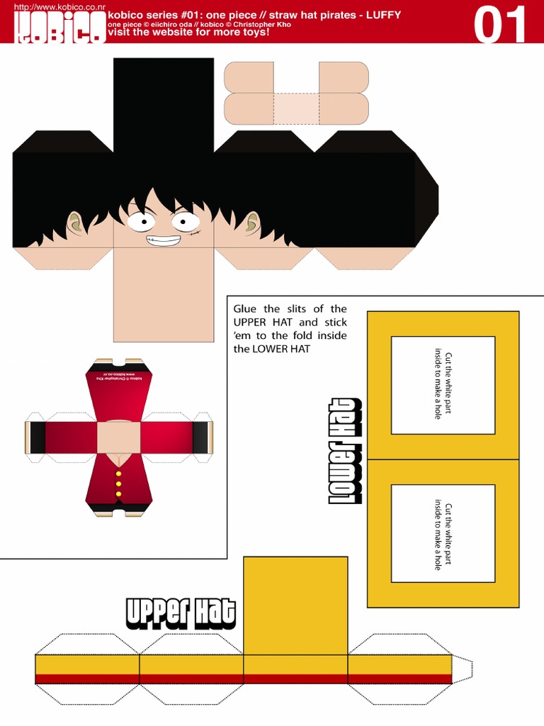 Blog Paper Toy Papertoys One Piece | PDF