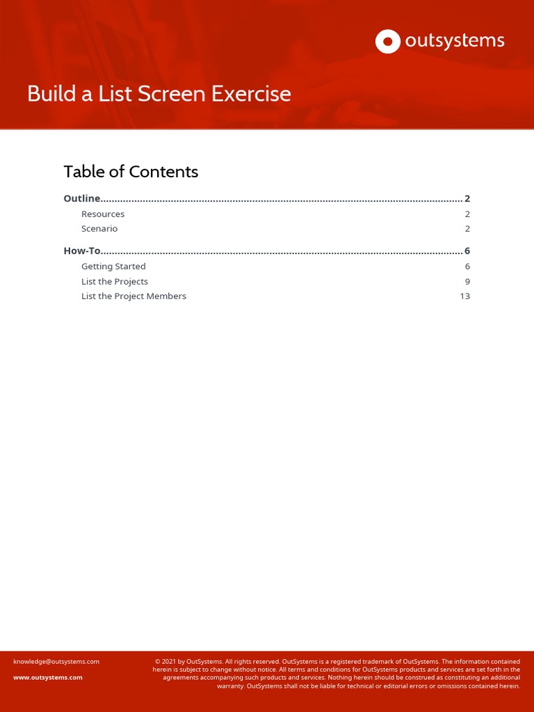 3.1. Build A List Screen Exercise - En-Us | PDF | Databases | Software