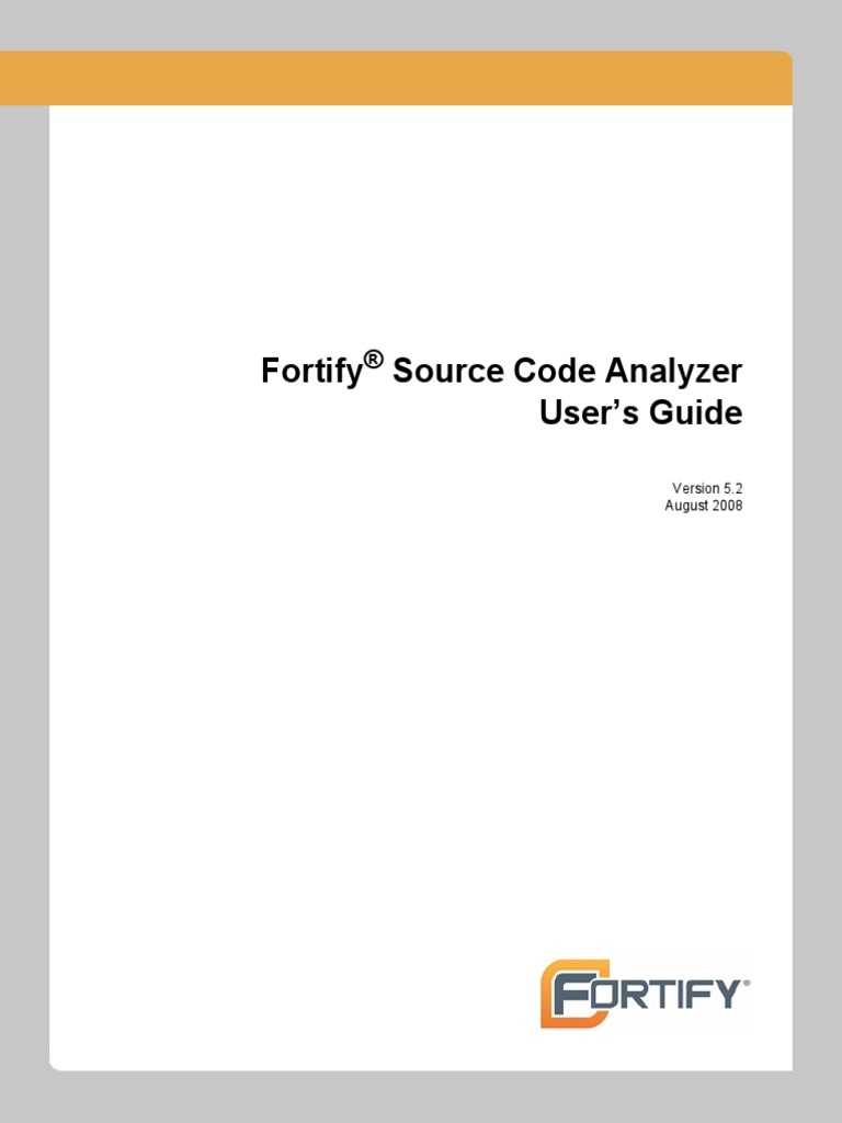 Fortify Source Code Analyzer User's Guide: August 2008 | PDF | Java (Programming Language ...