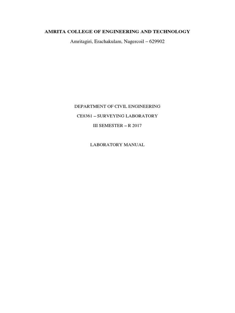 Ce Lab Imp 1 | PDF | Surveying | Geometry