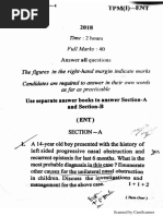 Ent History Taking and Examination-1 | PDF | Human Nose | Medical ...