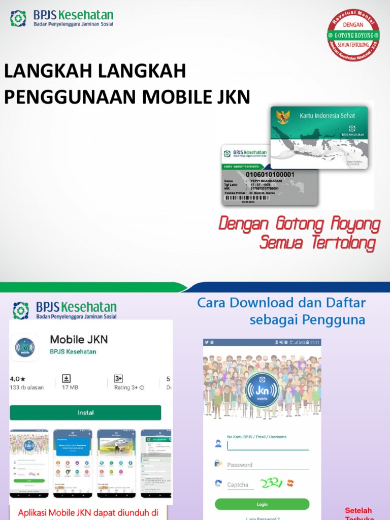 Panduan Penggunaan Mobile JKN | PDF