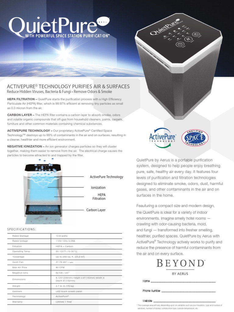 Activepure Technology Purifies Air & Surfaces | PDF | Filtration ...
