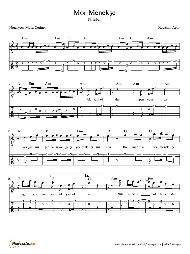 Mor Menekse Nota | PDF