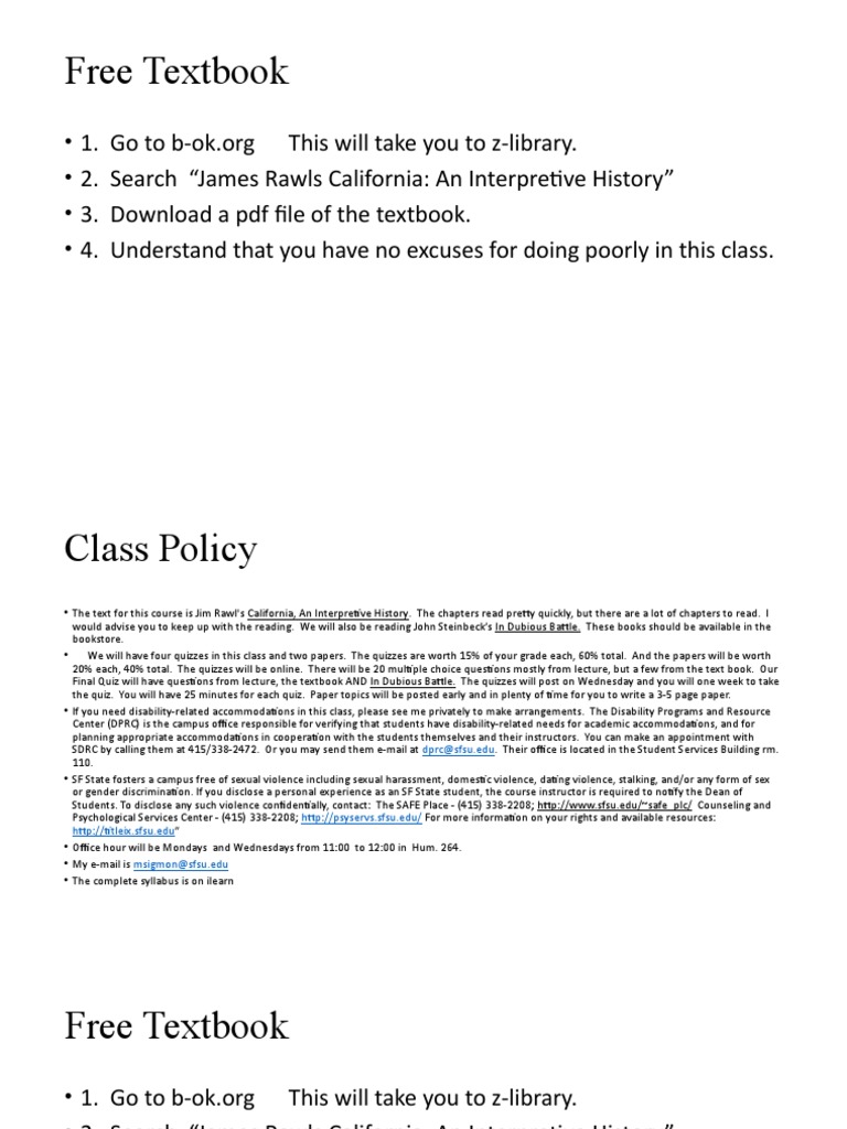 450 California History Introduction | PDF | California | Textbook