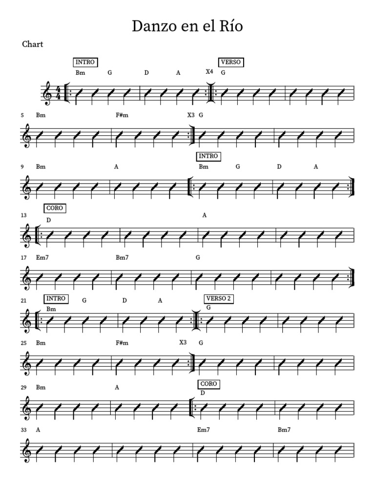 Danzo en El Río: Chart | PDF