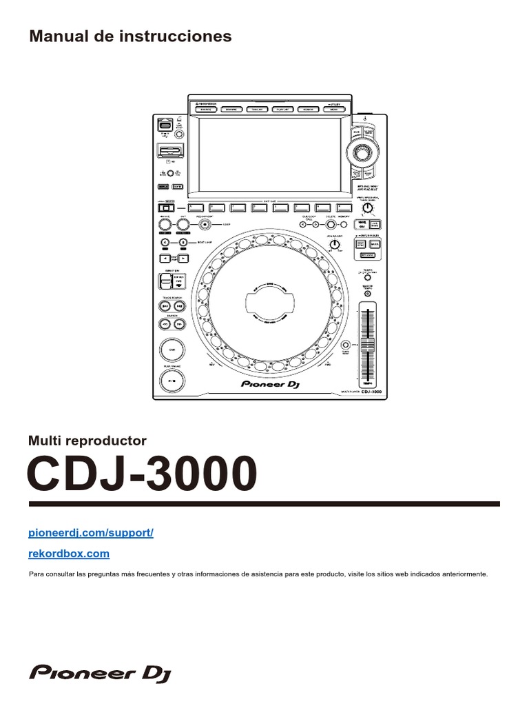Manual CDJ 3000 | PDF | USB | Macintosh