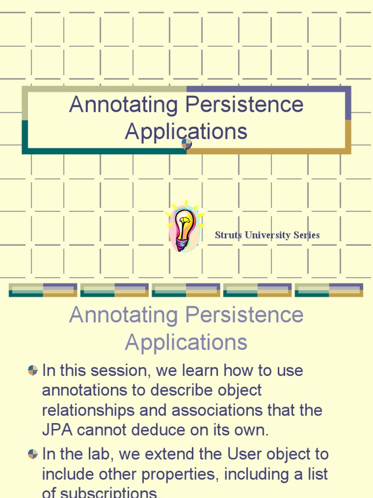1 4 Annotating Persistence Pdf Data Management Areas Of Computer